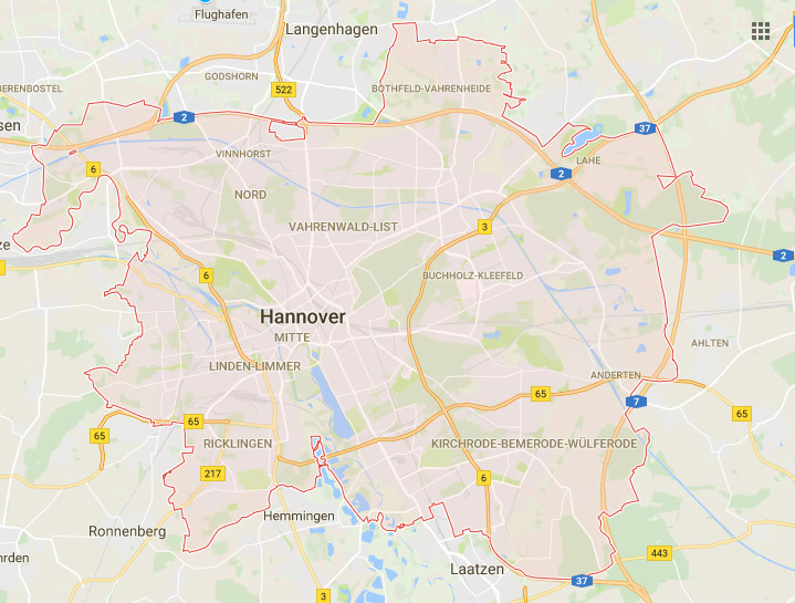Hannover Landkarte | Hannover Stadtplan stadtteile | Hannover StadtPlan